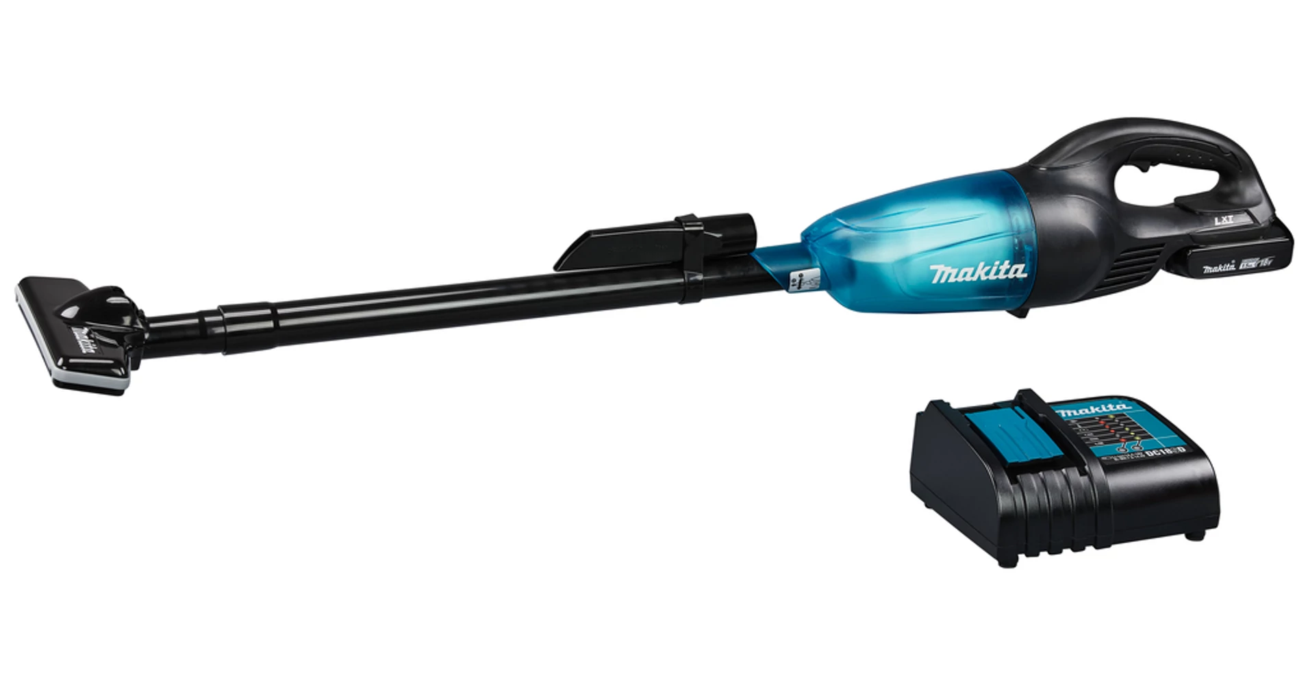 MAKITA DCL180MOS 18V LXT akkus porszívó akkuval és töltővel 1x1,5 Ah ...